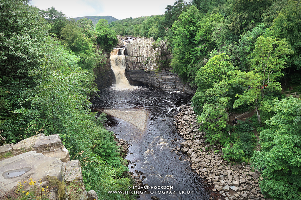 High Force Waterfall walk, best route from Bowlees in Teesdale via Low ...