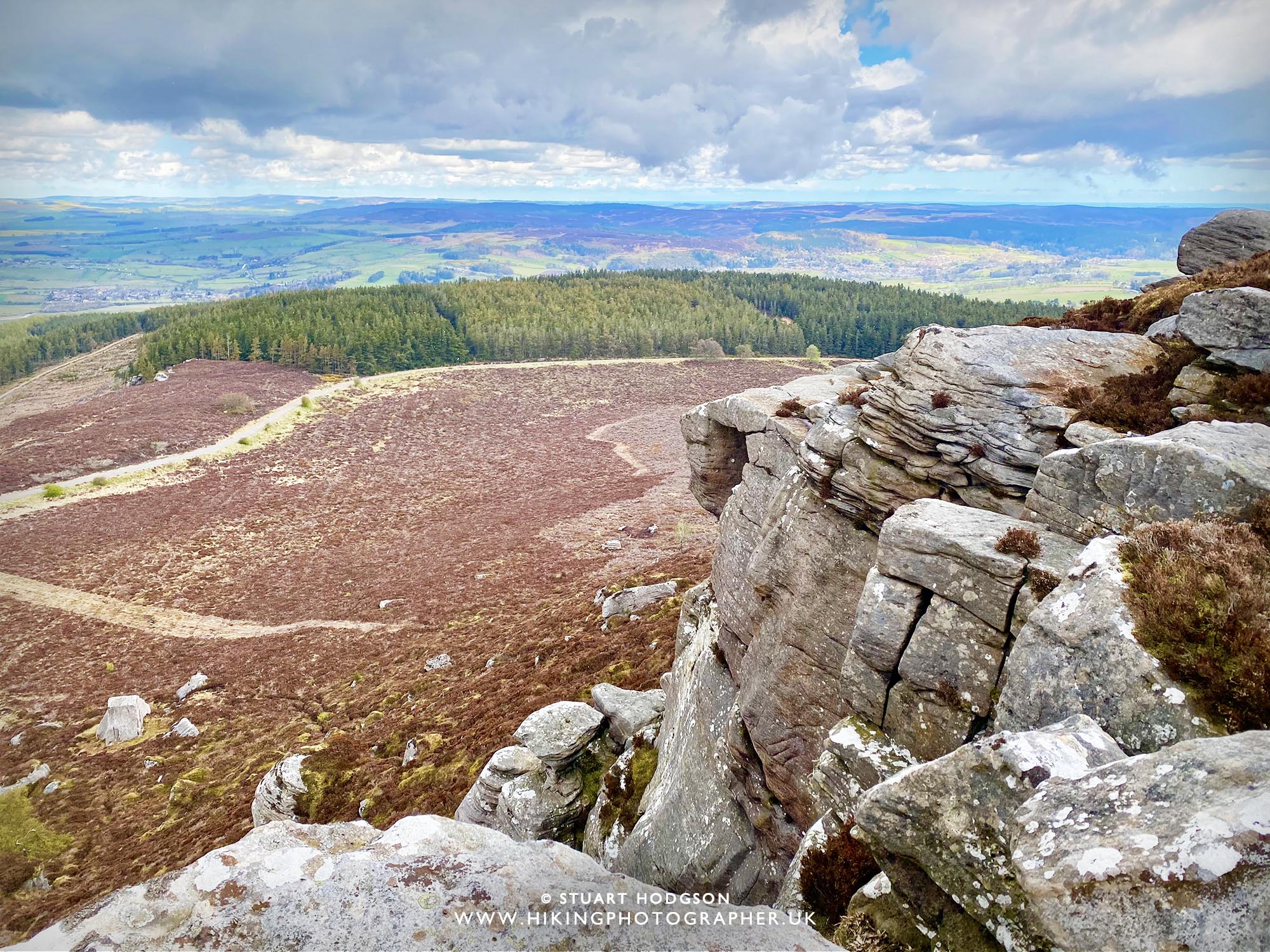 Simonside Hills Walk, best route near Rothbury, in Northumberland ...