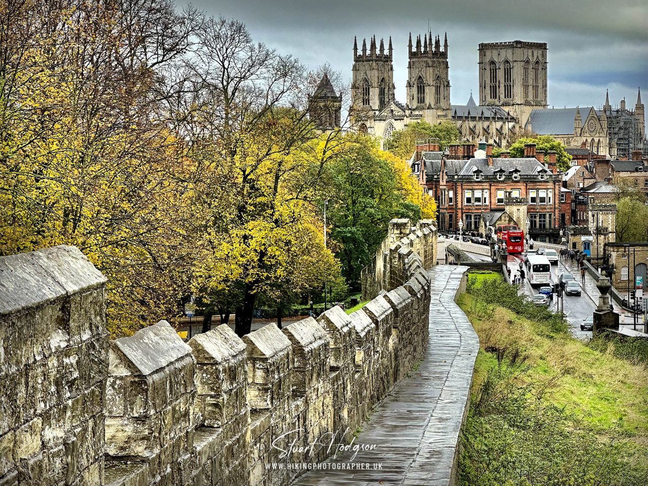 York City Walls walk - best route with map and great views of York ...