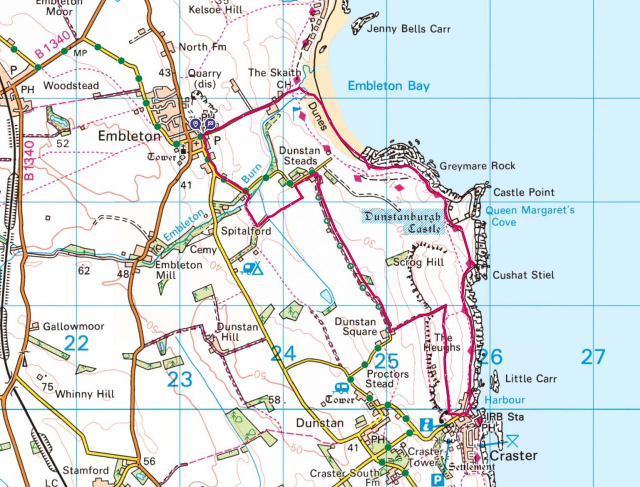 Dunstanburgh Castle walk: 3 stunning coastal hikes from Craster or ...