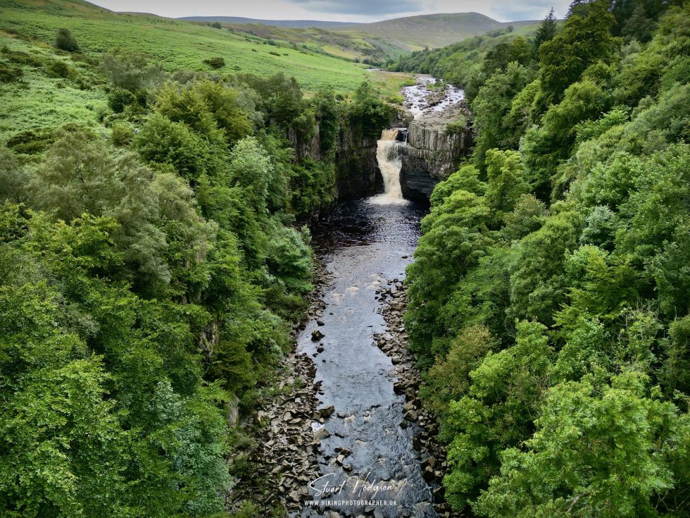 High Force Waterfall walk, best route from Bowlees in Teesdale via Low ...