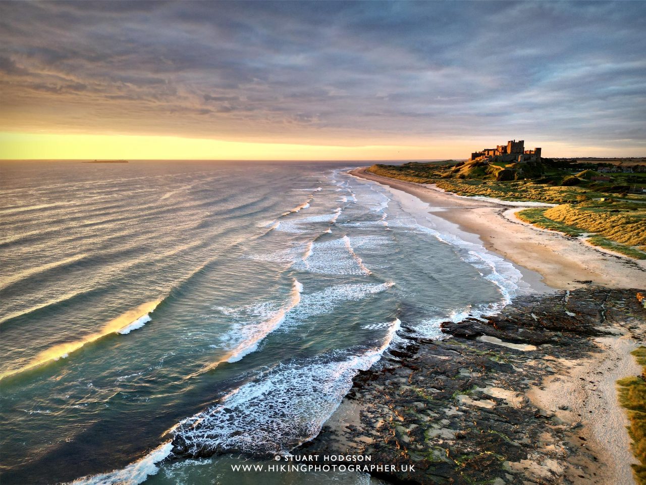 Bamburgh Castle walk via Budle Bay - the best circular route to see ...
