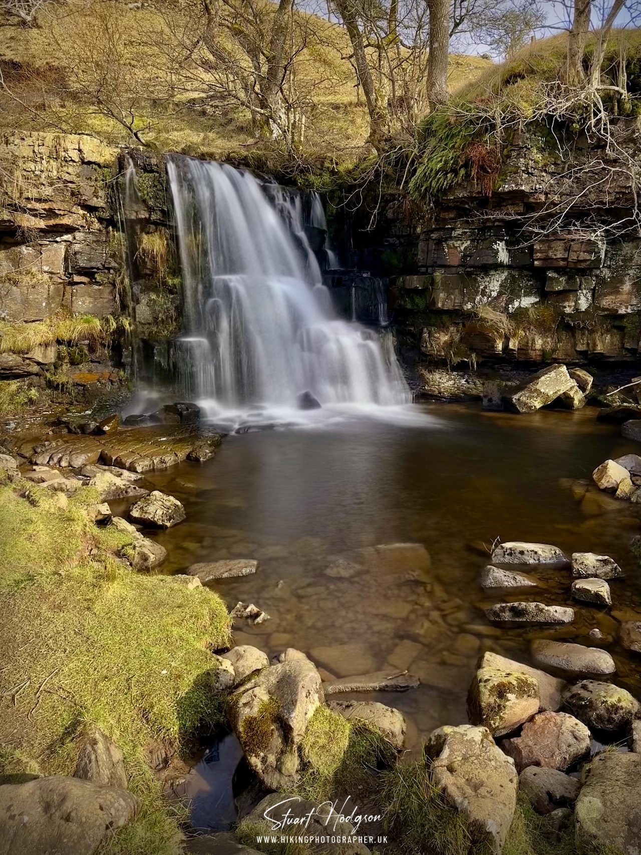 Keld waterfall walk in Swaledale, inc. Wain Wath Falls & Kisdon Force ...