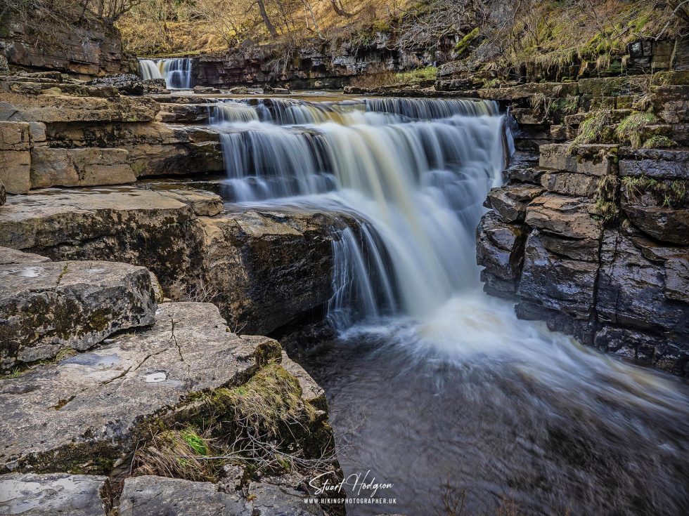 Keld waterfall walk in Swaledale, inc. Wain Wath Falls & Kisdon Force ...
