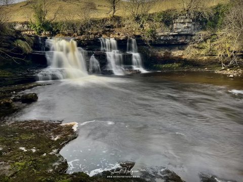 Keld waterfall walk in Swaledale, inc. Wain Wath Falls & Kisdon Force ...