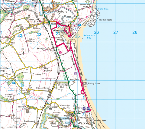 Alnmouth - 3 best walk route ideas on the beautiful Northumberland ...