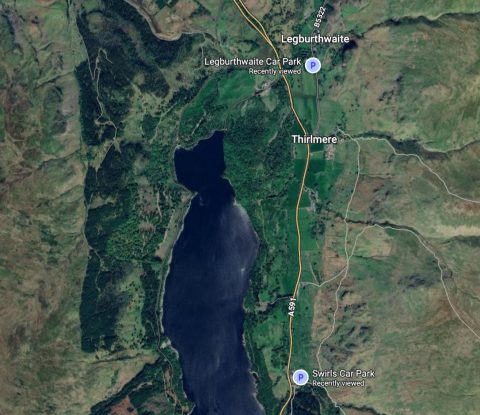 Natural infinity pool in the Lake District at Thirlmere - how to find ...