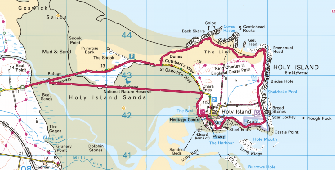 Holy Island (Lindisfarne) Walk - via the Pilgrims Way | Hiking Photographer